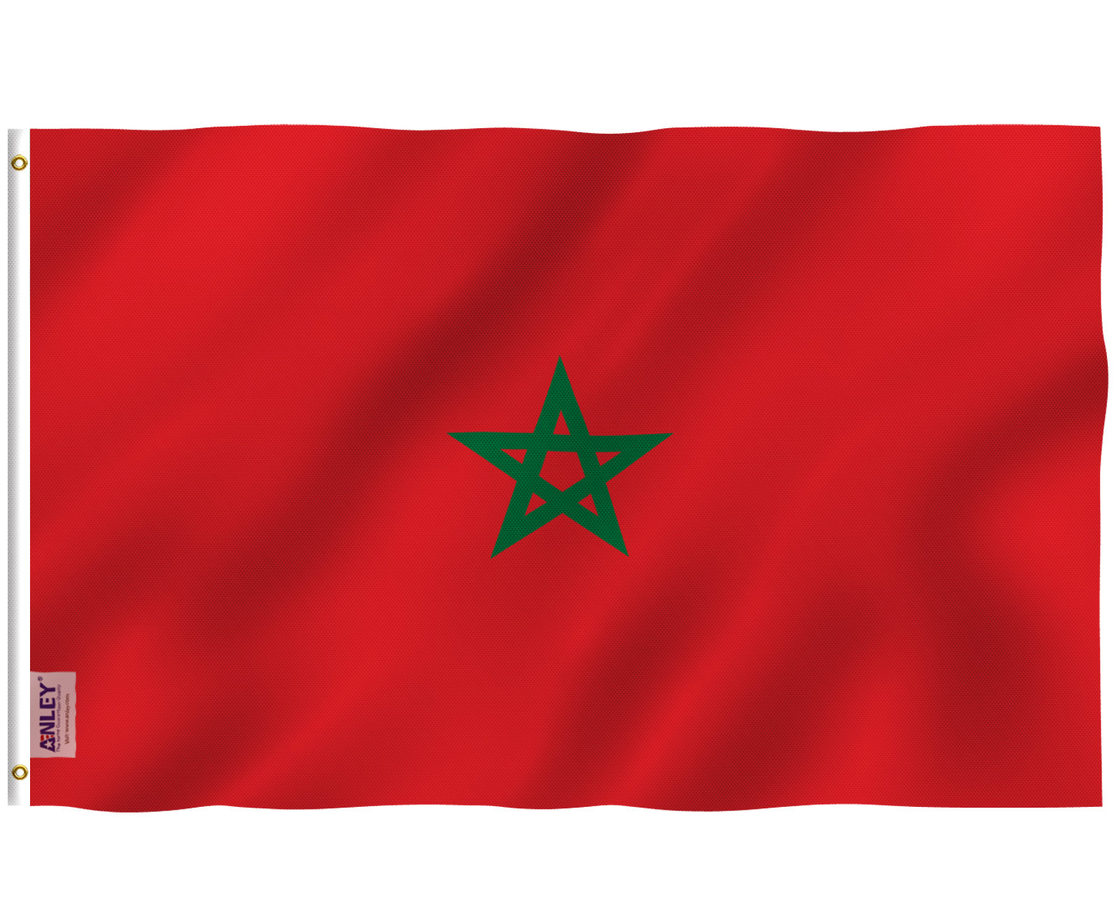 ANLEY Fly Breeze Morocco 2-Sided Polyester 36 x 60 in. House Flag | Wayfair