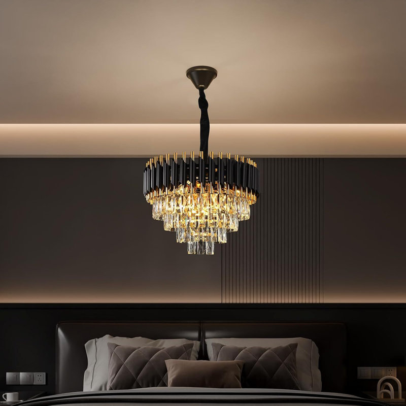 Mercer41 4Tier Modern Crystal Chandeliers | Wayfair