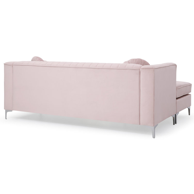 Wade Logan® Chatavia Modern Sofa Glory Furniture Delray Sofa Chaise 3 ...