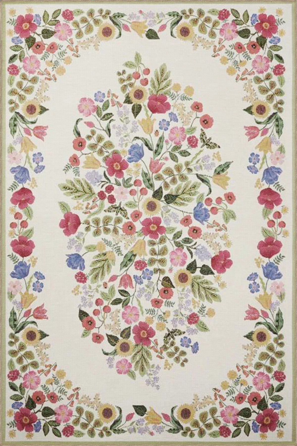 Hokku Designs Peri Collection Beige Abstract Area Rug | Wayfair