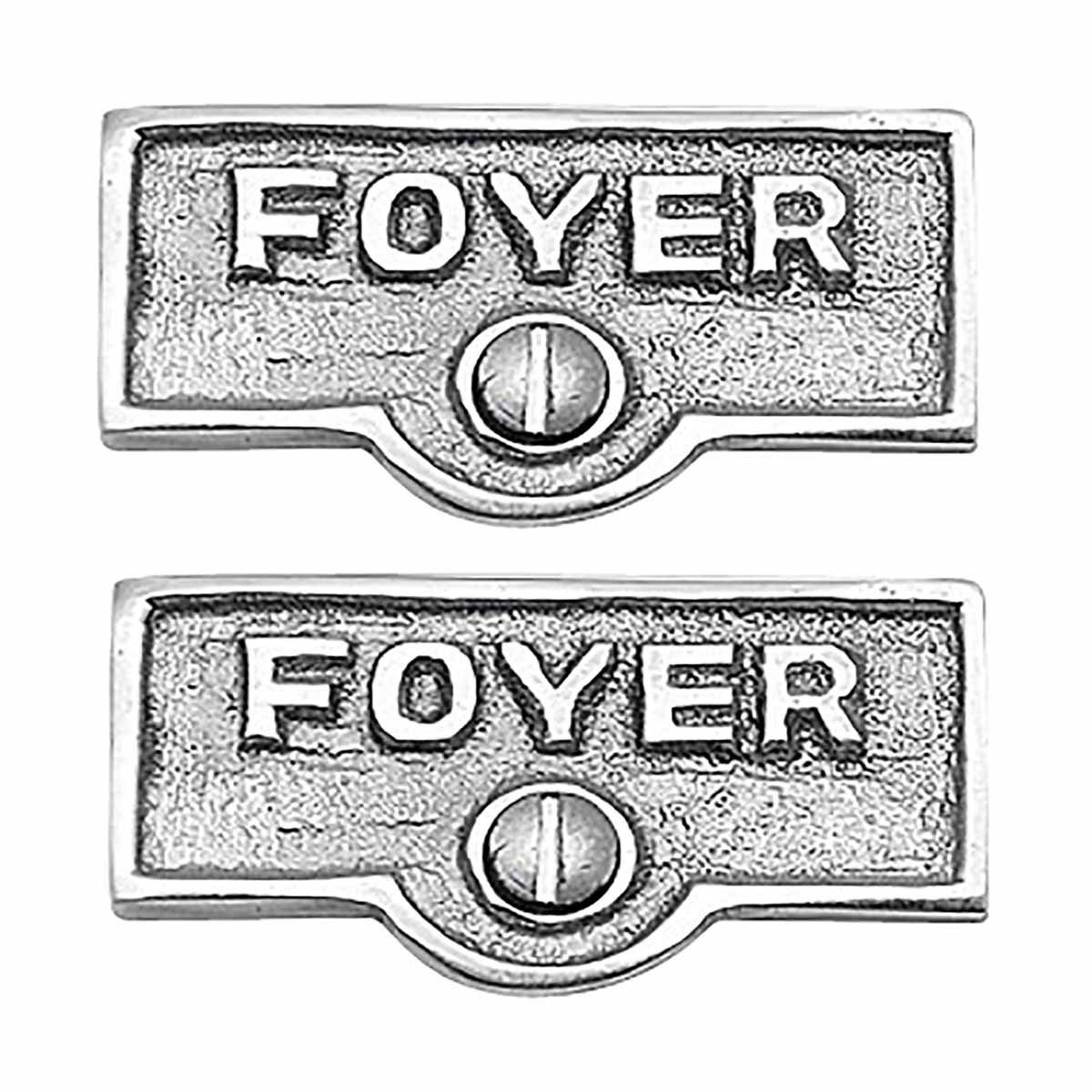 The Renovators Supply Inc. Switch Tags Foyer Name Signs 1-Gang Rocker ...