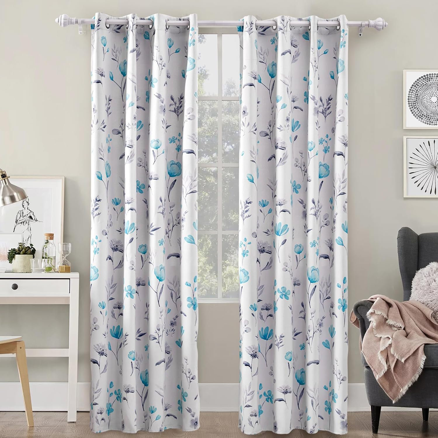 Red Barrel Studio® Soliana Polyester Blackout Curtain Pair | Wayfair