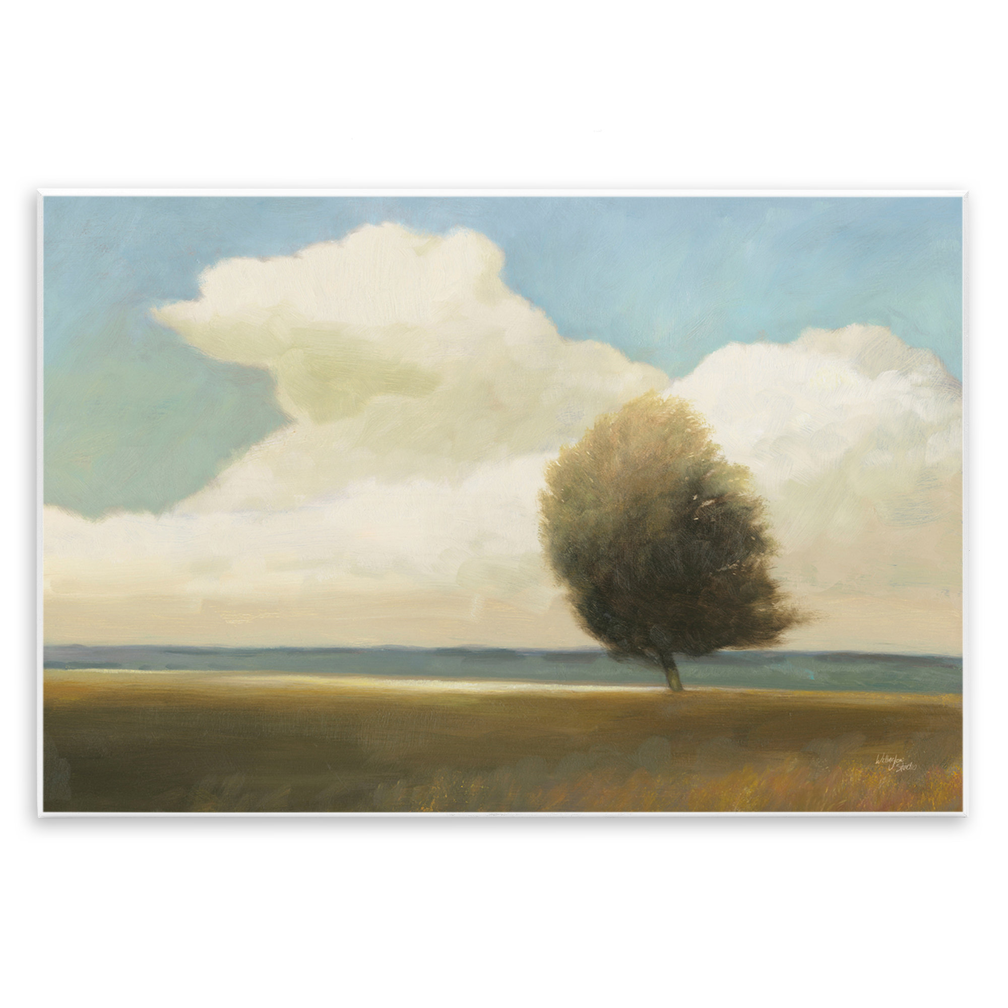 Highland Dunes Windblown Tree Landscape Wall Plaque Art by Wellington ...