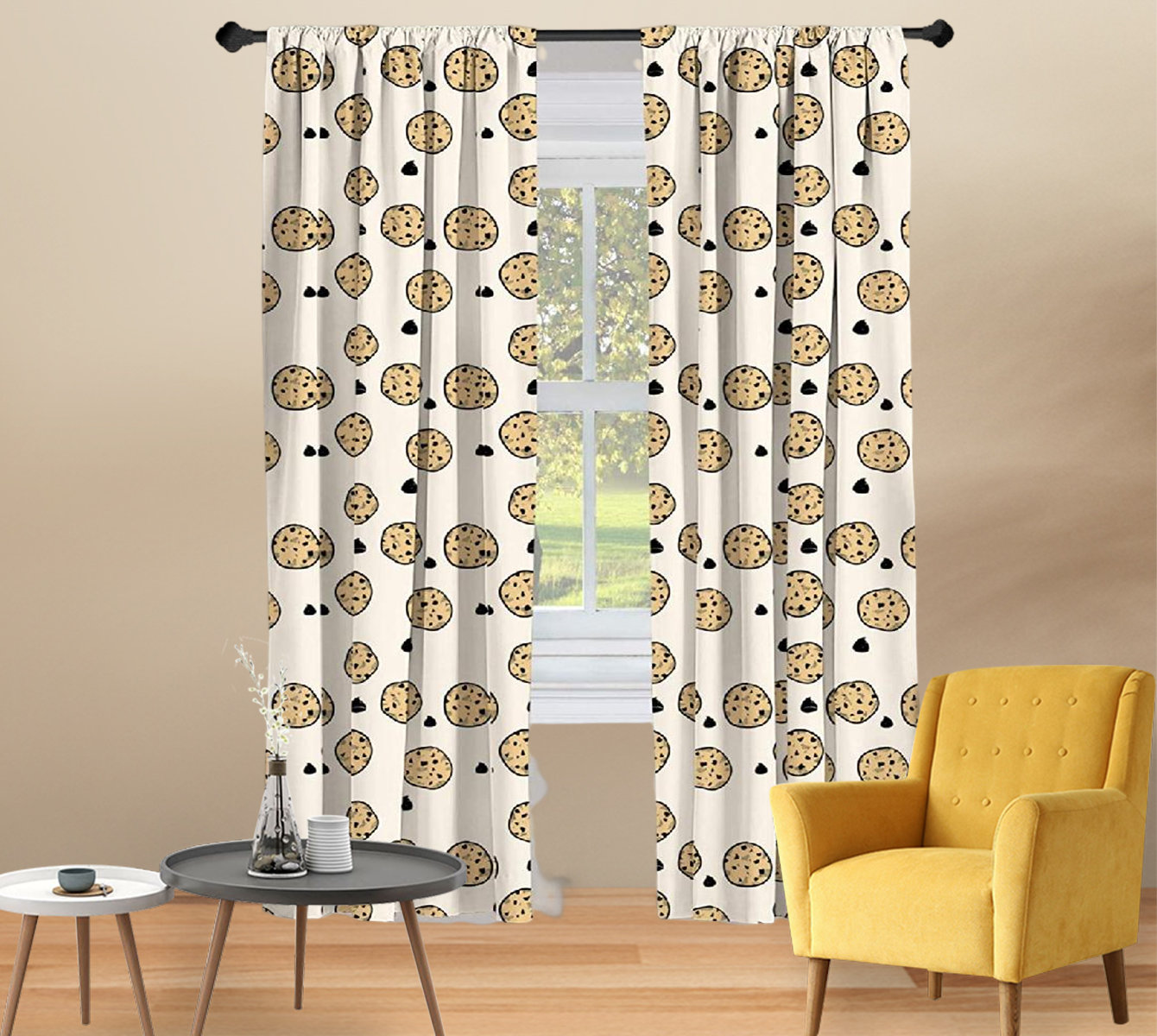 East Urban Home 2 Piece Microfiber Curtain Set - Wayfair Canada