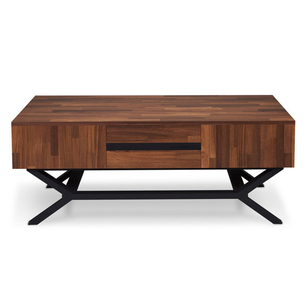 Union Rustic Weehawken Coffee Table with Storage | Wayfair