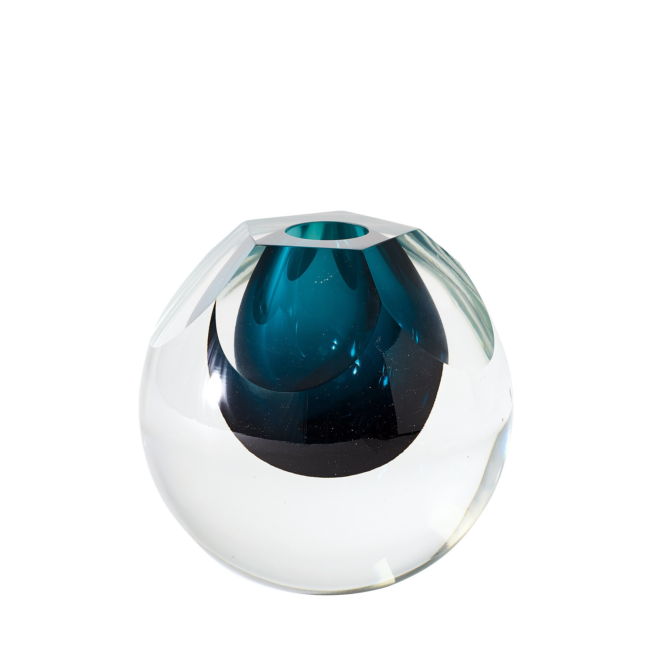 Global Views Blue 6.25'' Glass Table Vase - Wayfair Canada
