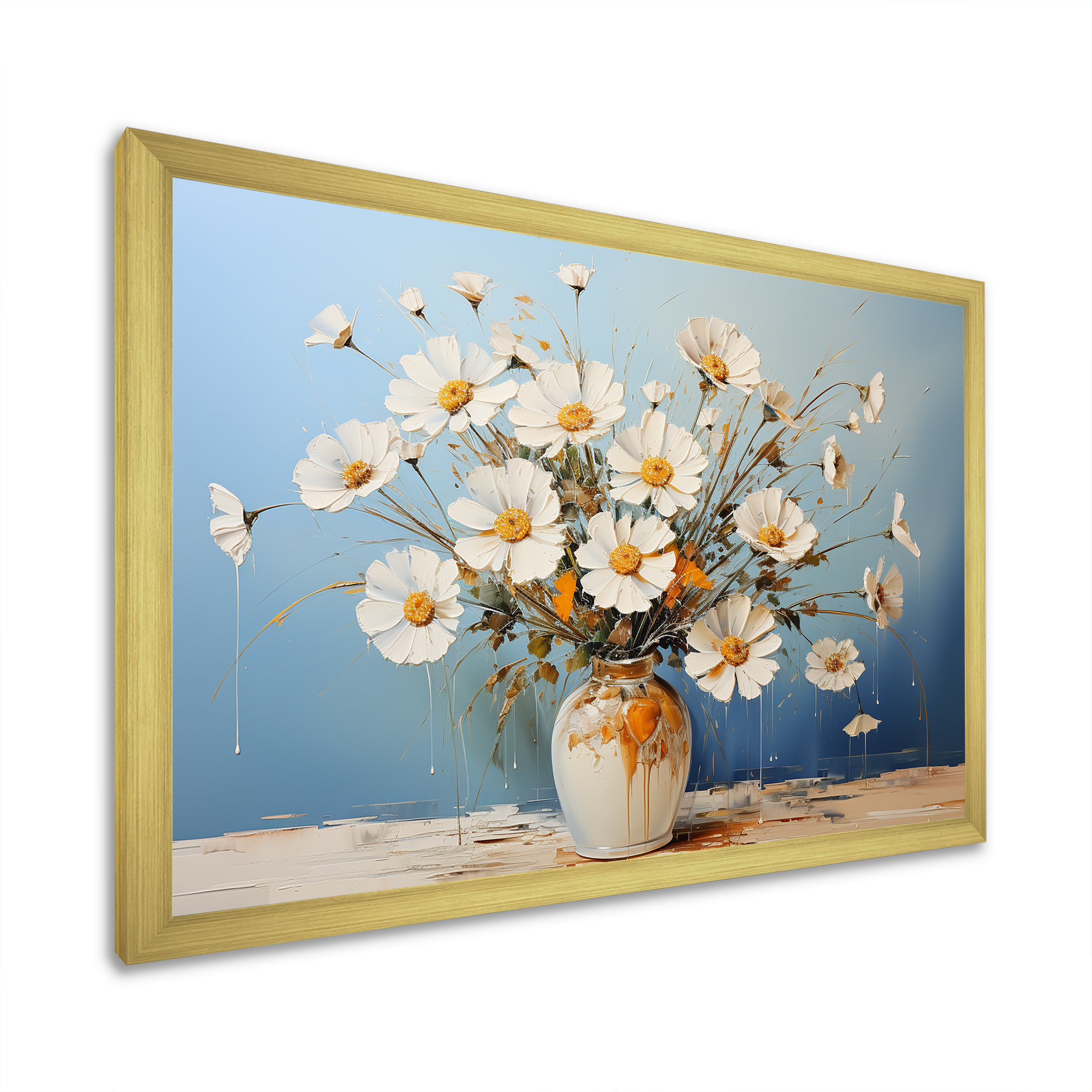 Winston Porter White Daisy Efflorescence Bouquet Serenity III - Daisies ...