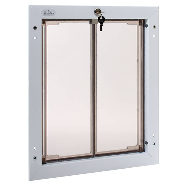 PlexiDor Performance Metal Wall Mounted Pet Door & Reviews | Wayfair