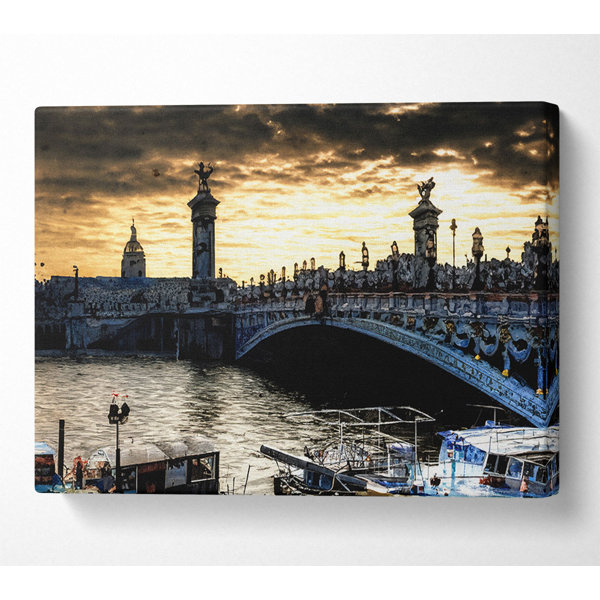 Latitude Run Alexander Bridge Paris - Wrapped Canvas Art Prints ...
