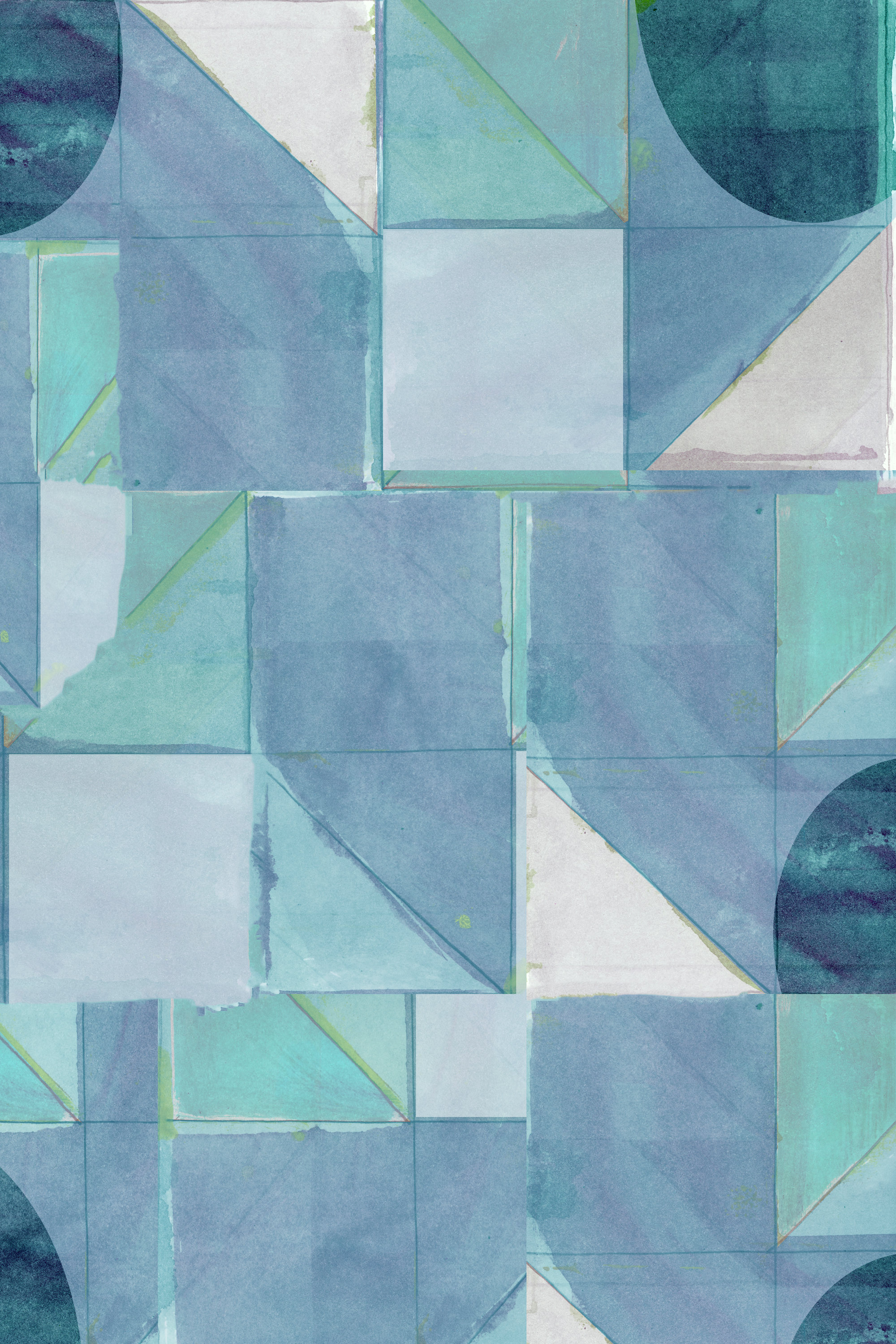 Wrought Studio Azure Tiles I - Wayfair Canada