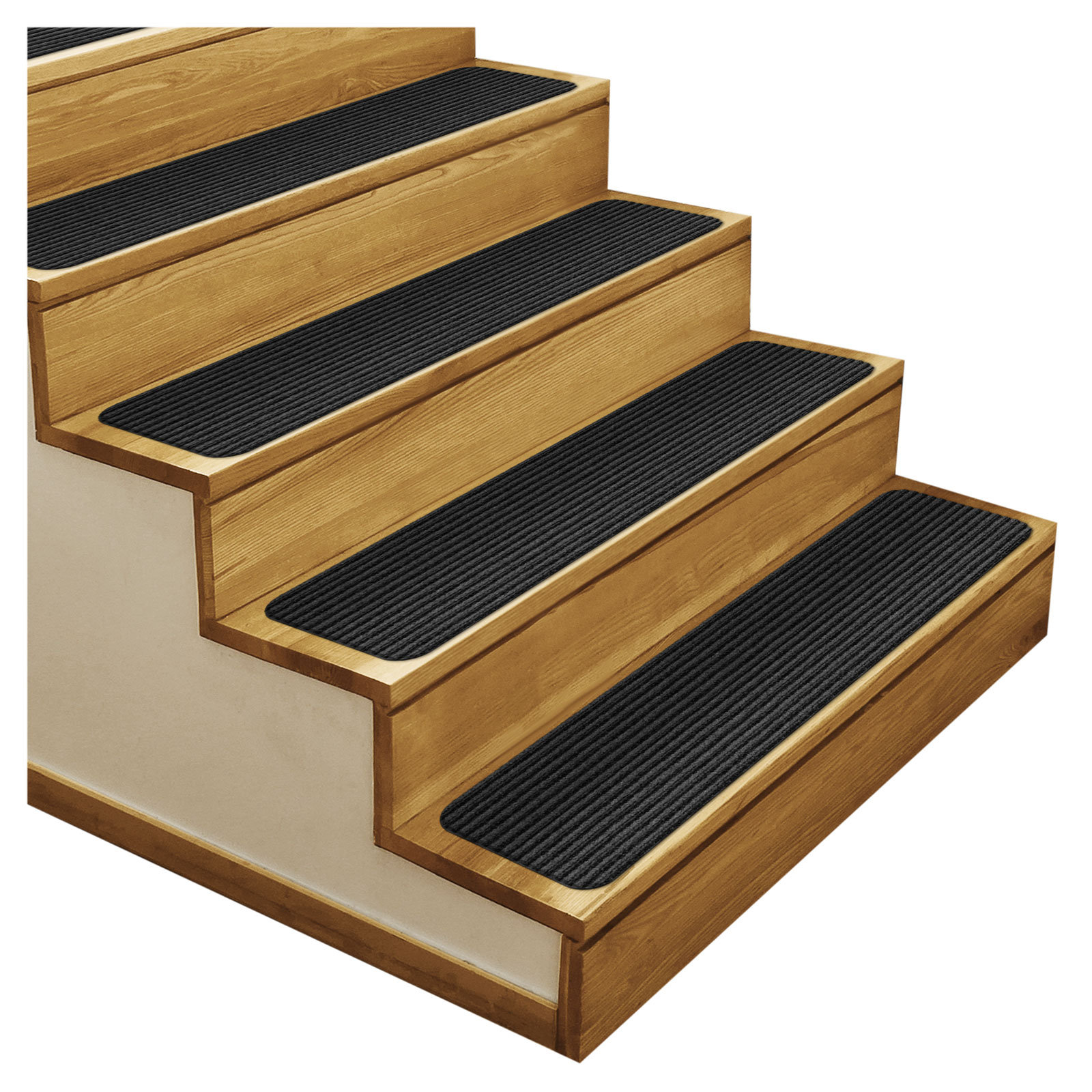 Latitude Run® Mudgett Brown Stair Tread | Wayfair