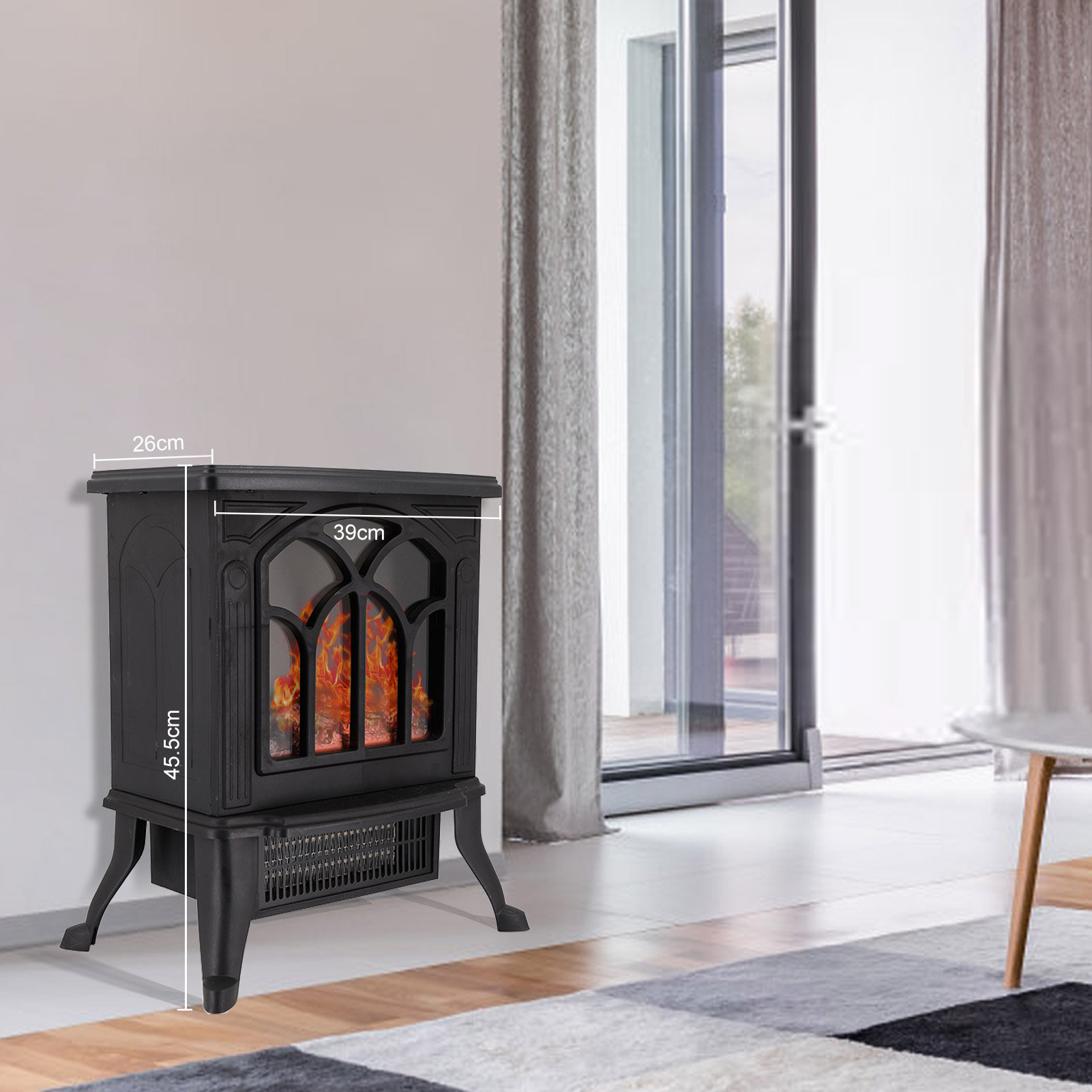 Ivy Bronx Judithann 15.7'' W Electric Fireplace - Wayfair Canada
