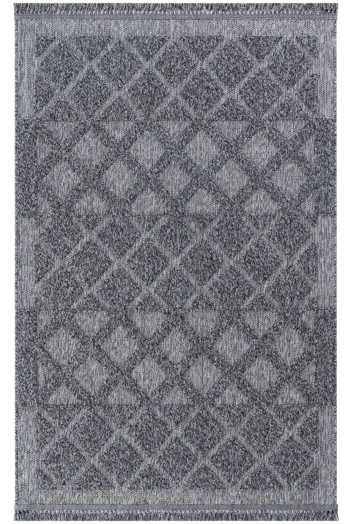 Hokku Designs Oscar Anthracite Soft Touch Cut Pile Rug | Wayfair