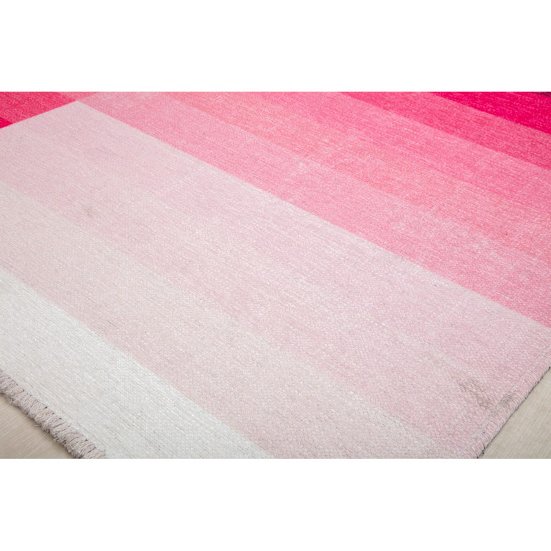 Elizabeth Sutton Collection Maisie Modern Tickled Pink Area Rug | Wayfair