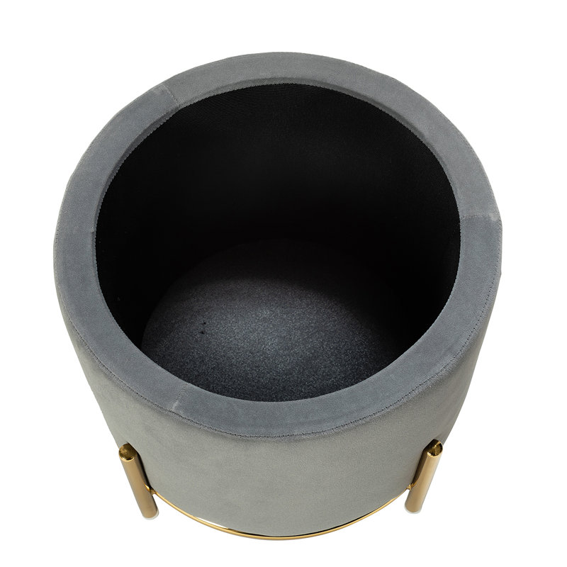 Willa Arlo Interiors Conrado Upholstered Wingback Chair with Ottoman ...