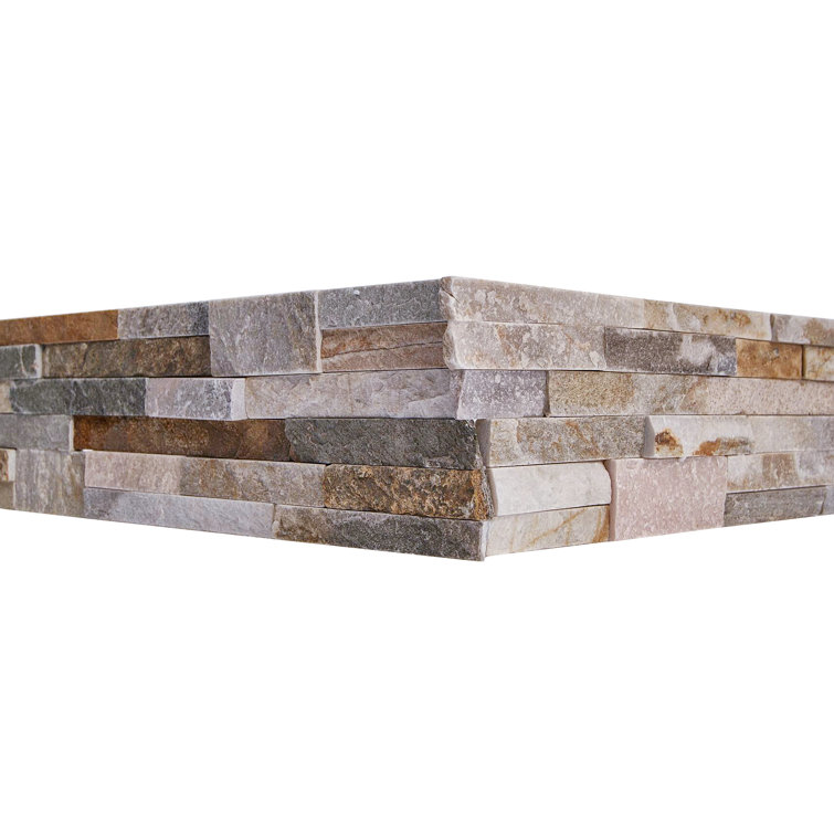 Seagull Mosaic Garniture de tuile moulure en pierre naturelle 24 po x 6 ...