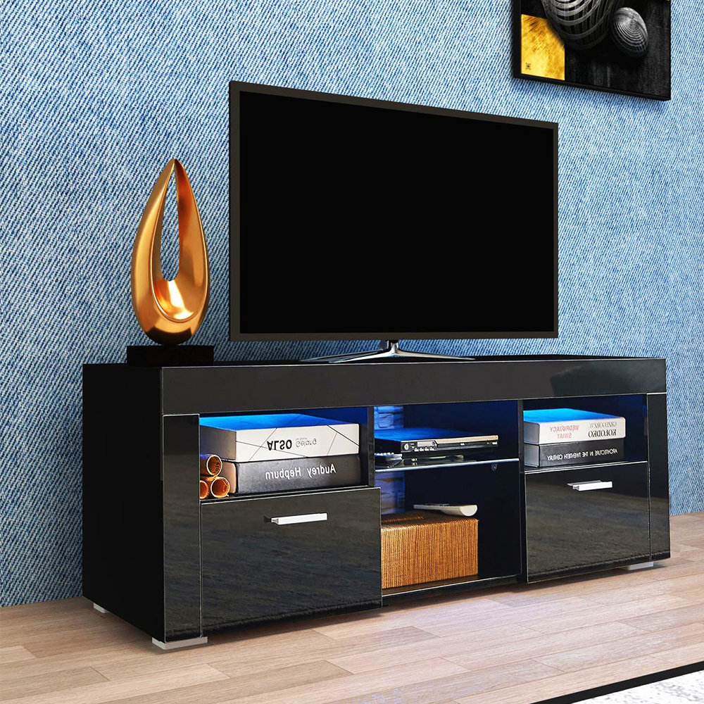 Wrought Studio™ Debernardi LED TV Stand for 55 inch TV, Modern ...