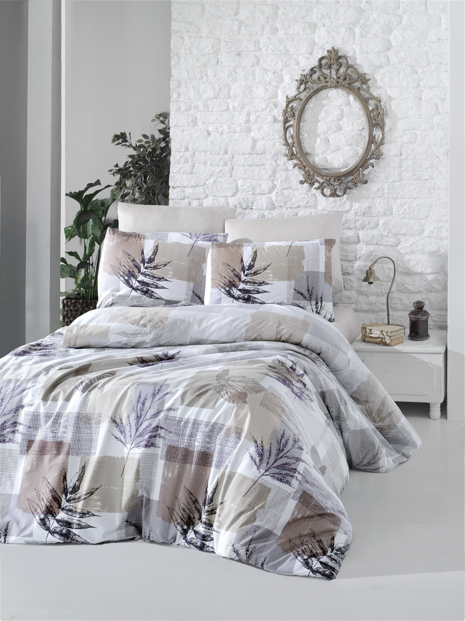 Asir Group INC Moe 100% Cotton Modern & Contemporary Duvet Cover Set ...