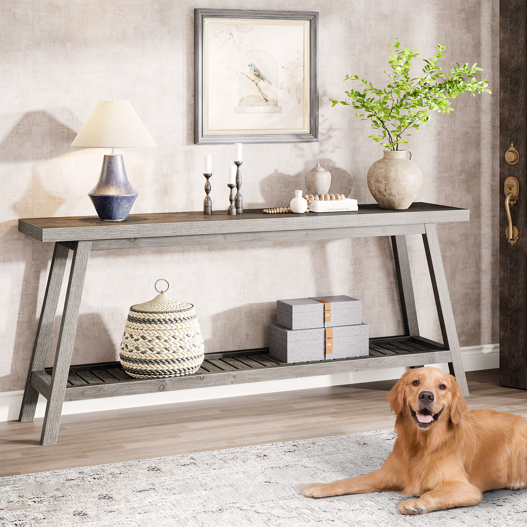 Latitude Run® Nunamaker 70.9'' Console Table & Reviews | Wayfair