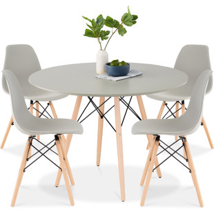 Round Seats 4 Kitchen & Dining Room Sets You'll Love | Wayfair