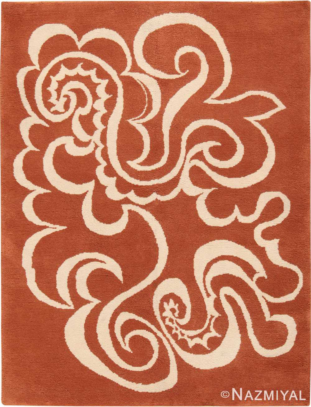 Nazmiyal Collection Tapis français vintage français Picasso Arabesque ...