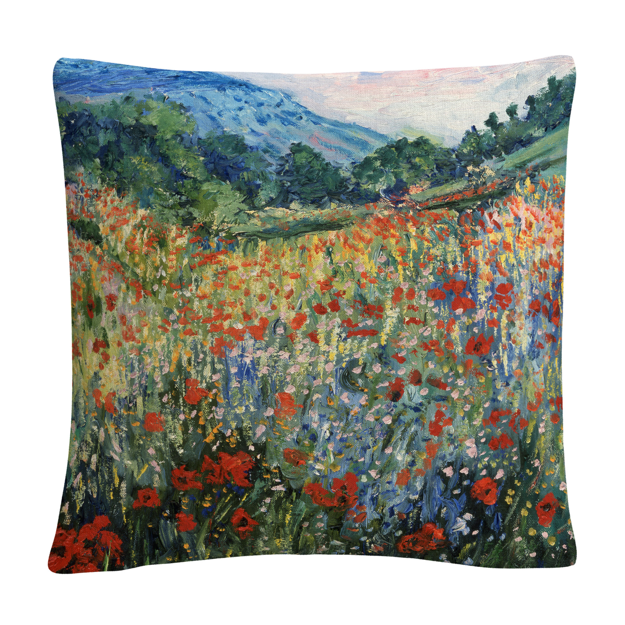 Trademark Fine Art Masters Fine Art Floral Field of Wild Flowers Throw ...