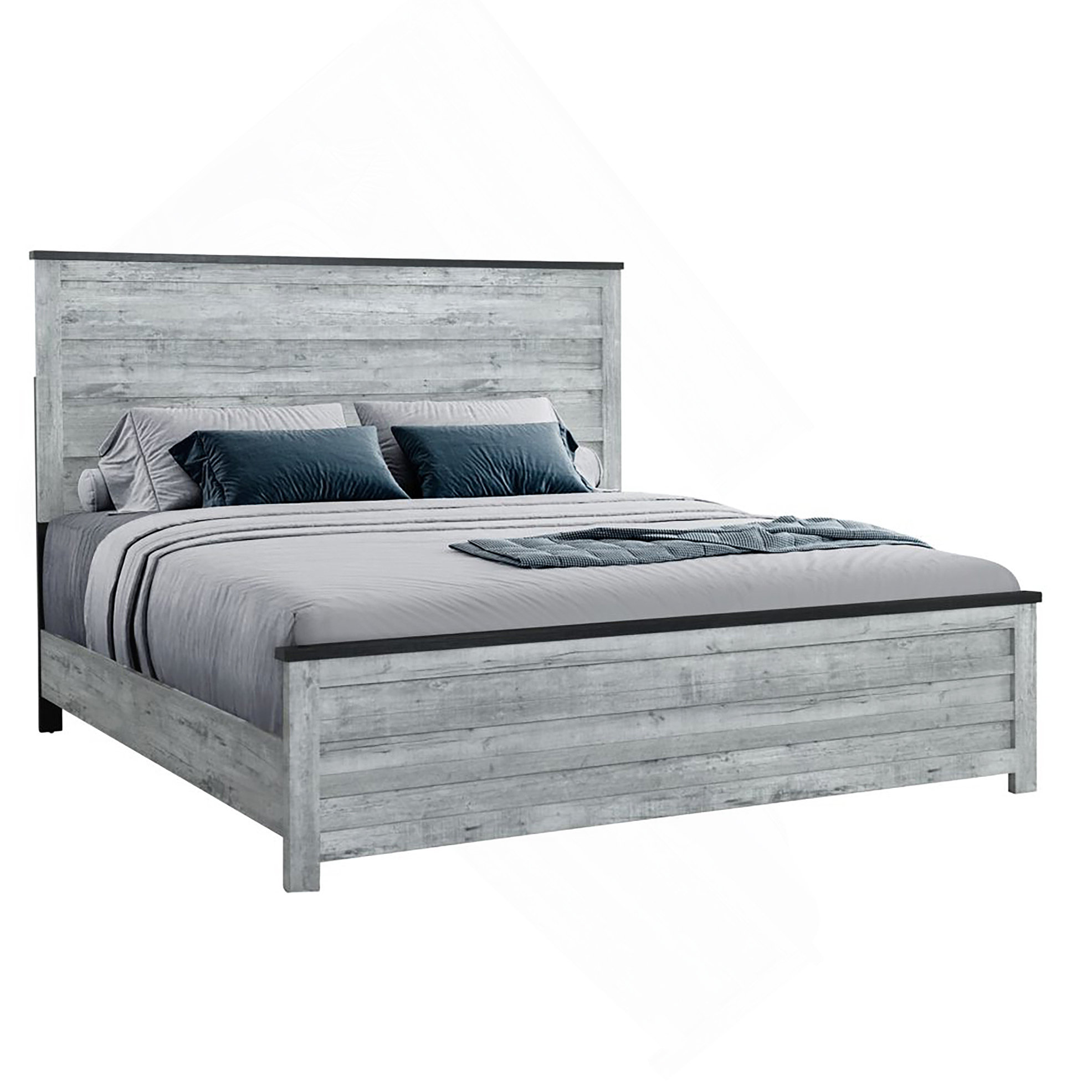 Gracie Oaks Grey Wash Bed - Wayfair Canada