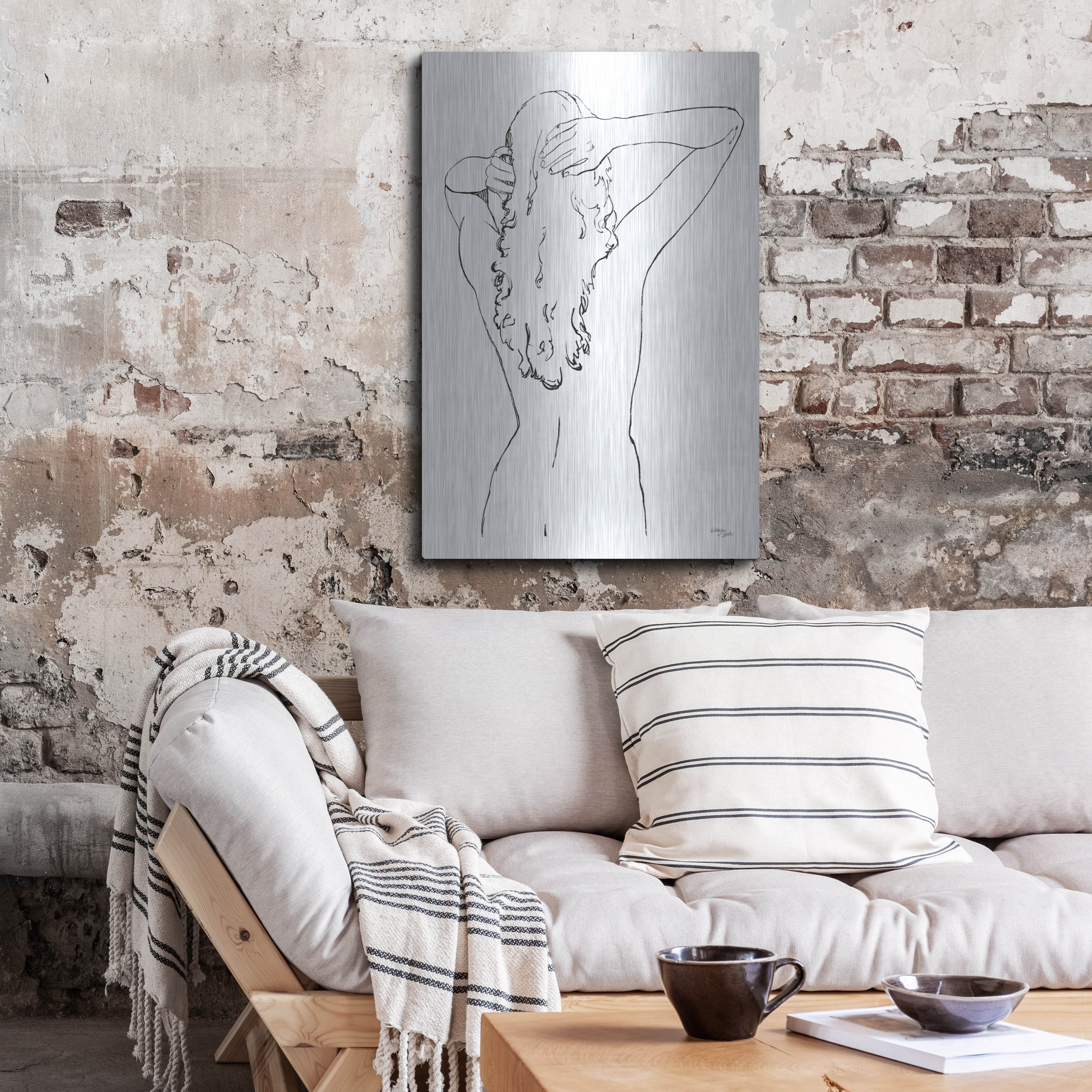 Luxe Metal Art 'Muse 3' by Wellington Studio Metal Wall Art | Wayfair