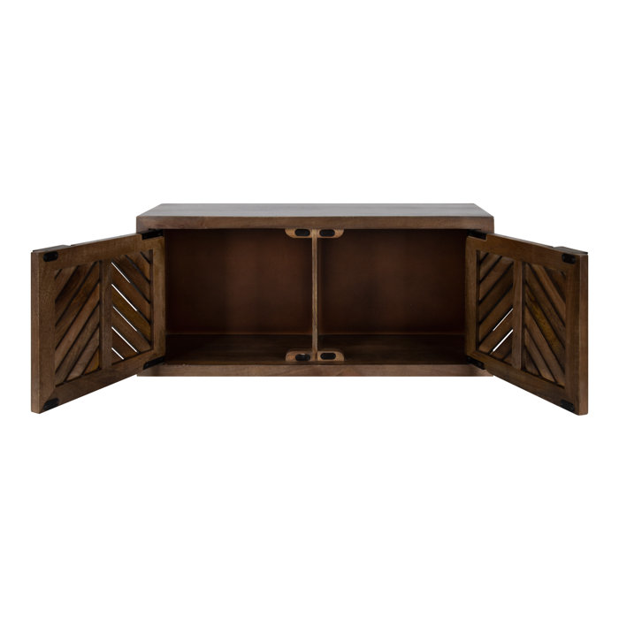 Gracie Oaks Valatie Mango Wood Accent Shelf & Reviews | Wayfair
