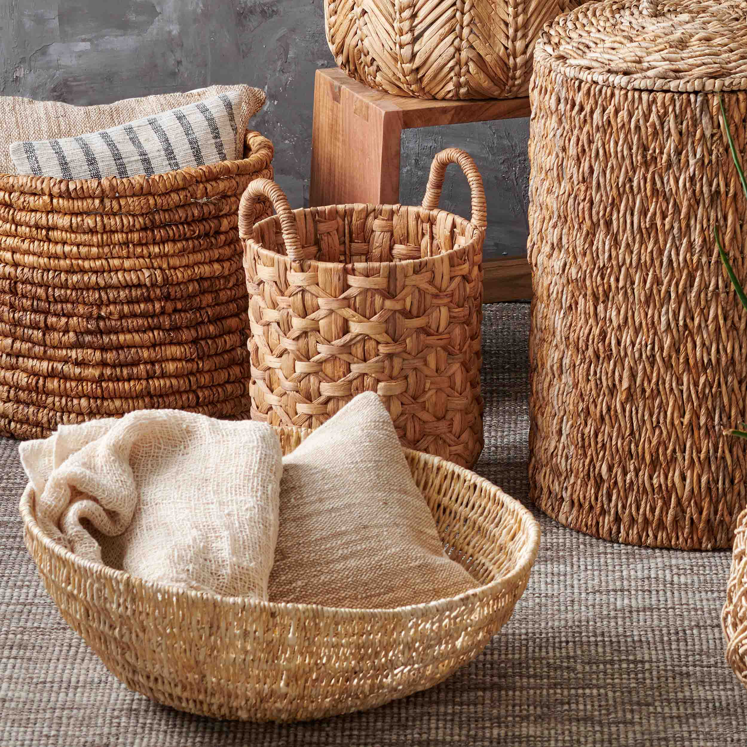 Bayou Breeze baskets, set of 3 | Wayfair