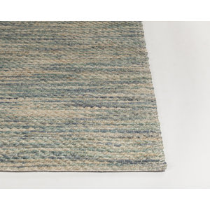 Union Rustic Camacho Handmade Gray/Cream Rug | Wayfair