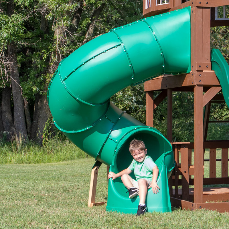 Backyard Discovery Spiral Slide for 5' Deck & Reviews | Wayfair