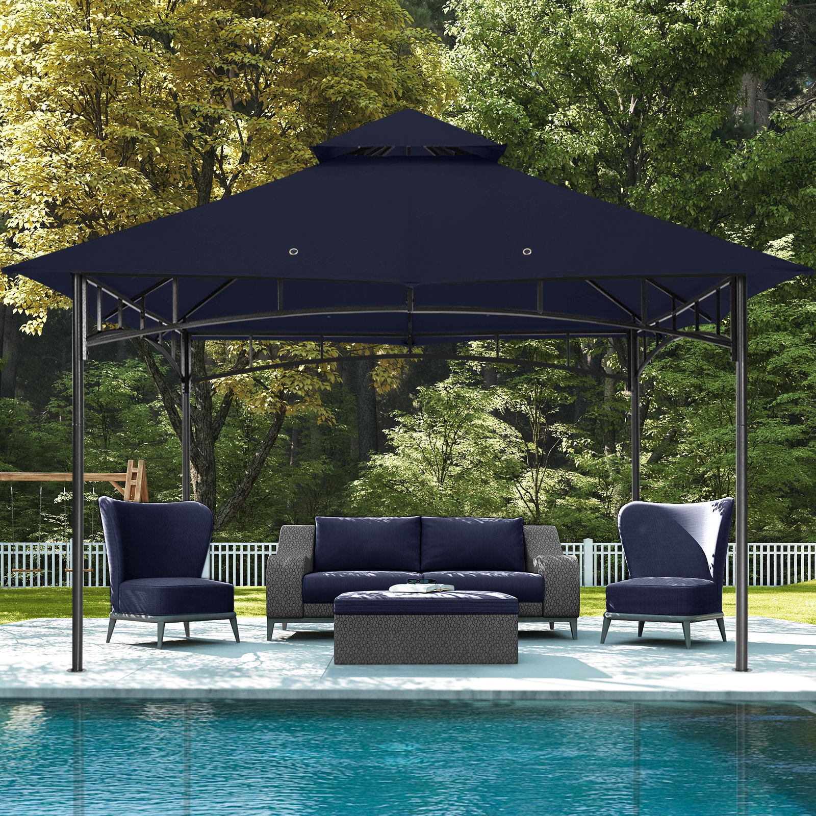 MASTERCANOPY Steel Patio Gazebo & Reviews | Wayfair
