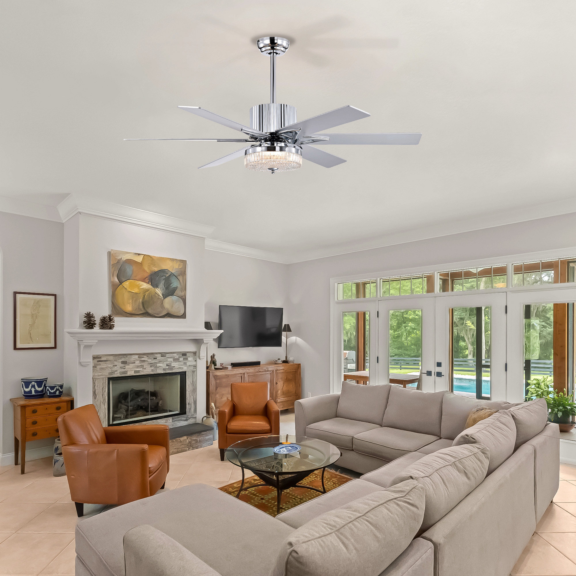 Mercer41 52'' Modern Ceiling Fans With Remote,Wood Ceiling Fan With ...