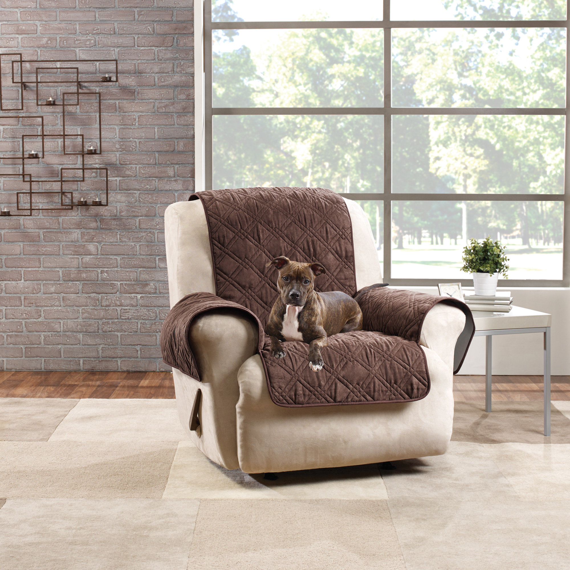 Sure Fit Polyester Box Cushion Recliner Slipcover | Wayfair