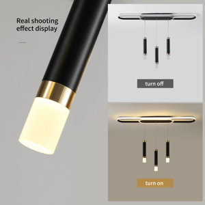 Ivy Bronx Muscato 3 - Light Cluster Cylinder LED Pendant & Reviews ...