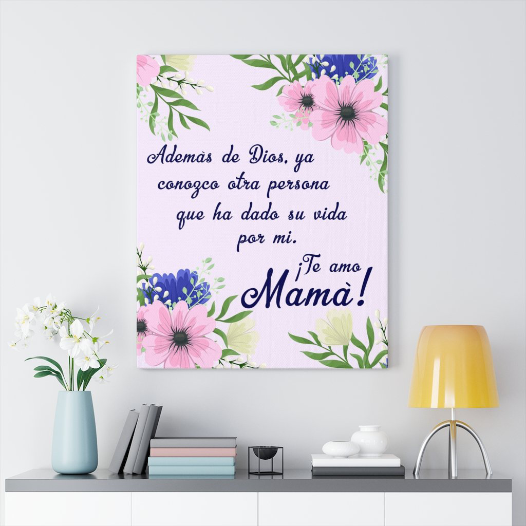Express Your Love Gifts Te Amo Mama Spanish Mom Appreciation Wall Art ...