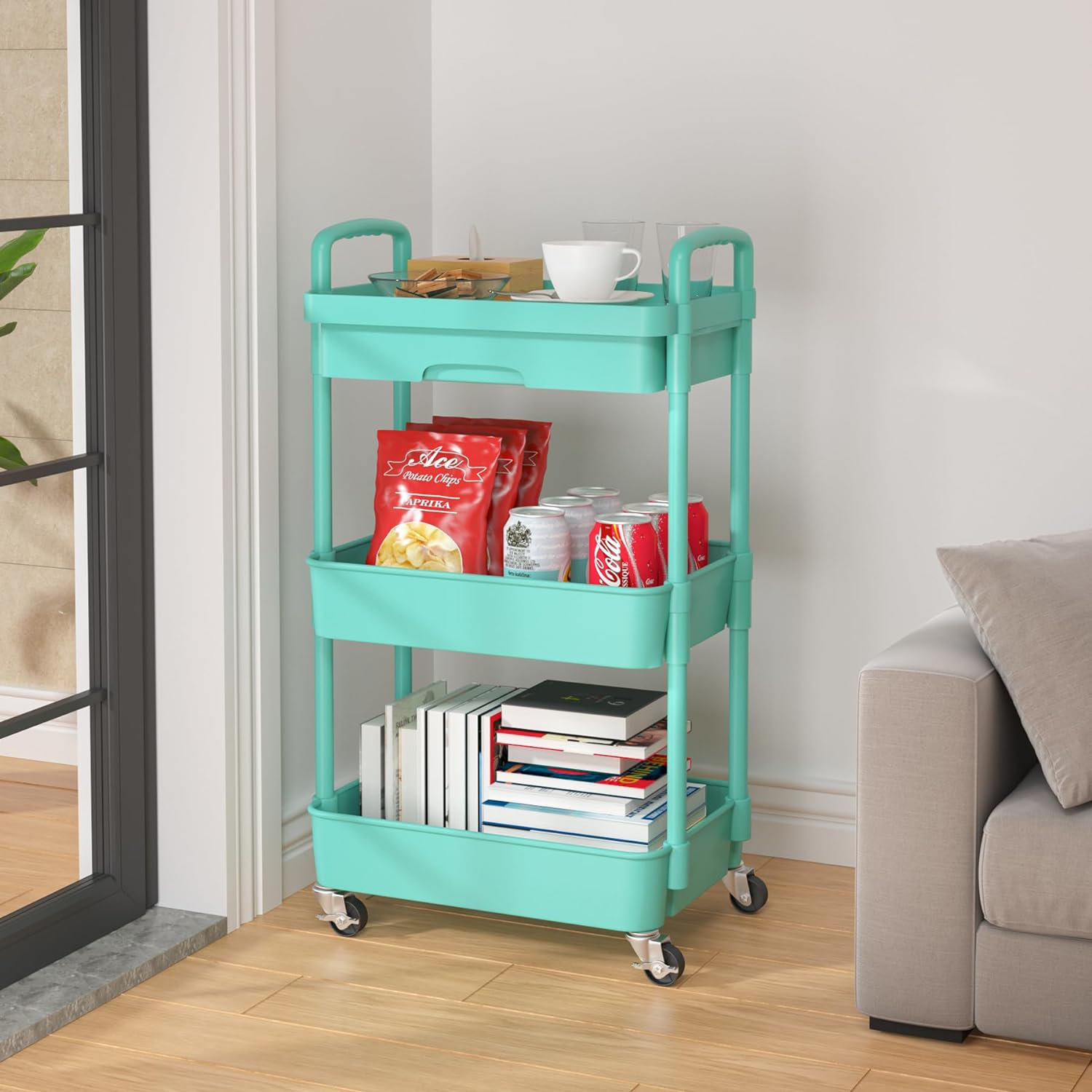 Acoloy 30.7 H x 15.35 W Cart | Wayfair