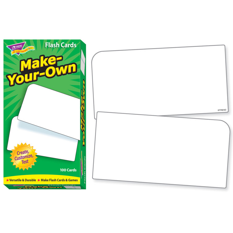 Trend Enterprises Make Your Own Flash Cards - Wayfair Canada
