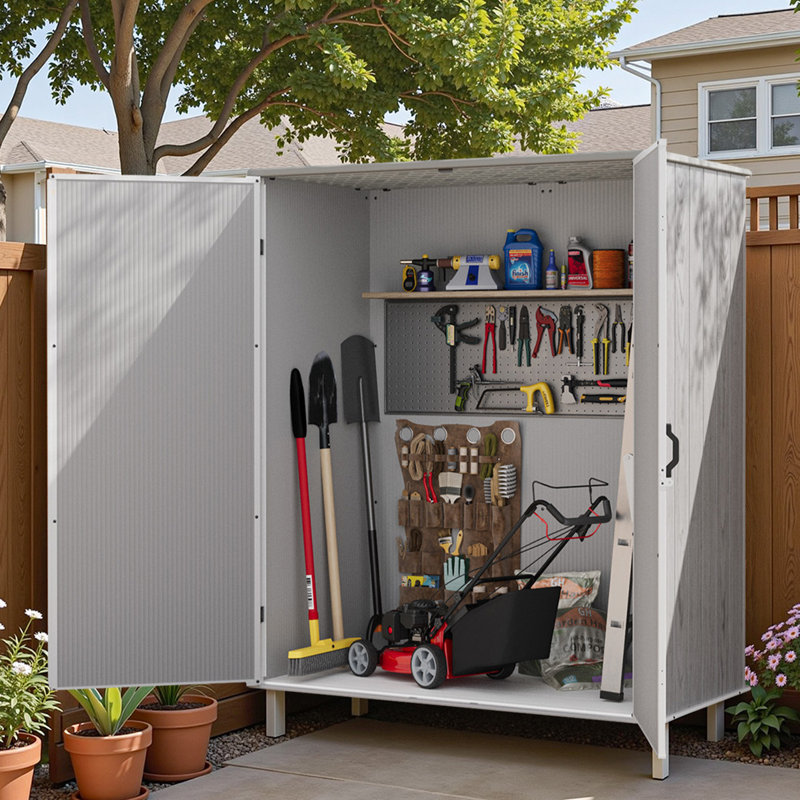 Patiowell 5 Ft. W X 3 Ft. D Resin Outdoor Storage Shed | Wayfair