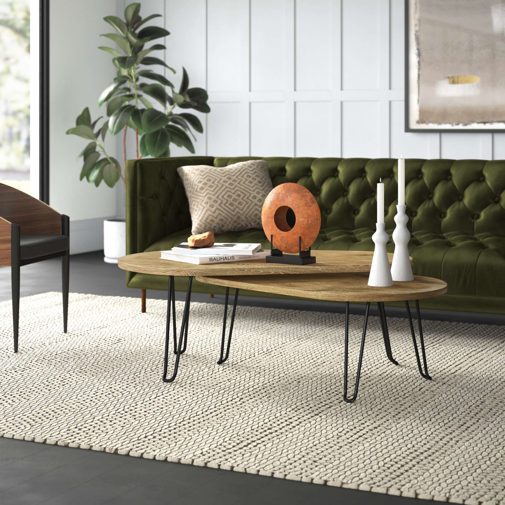 Corrigan Studio® Lamon 3 Legs Coffee Table & Reviews | Wayfair