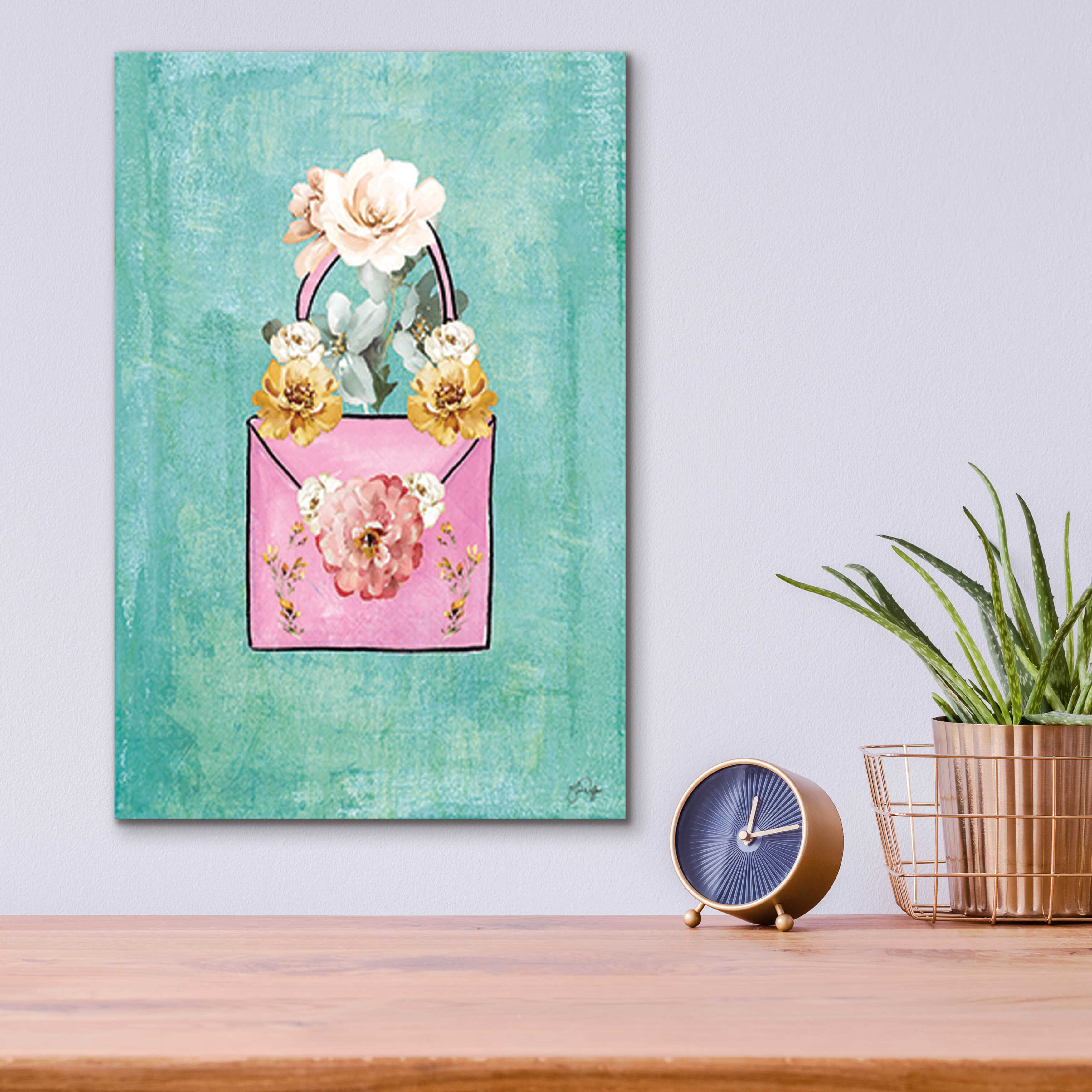 House of Hampton® " Flower Power Purse " by Yass Naffas Designs | Wayfair