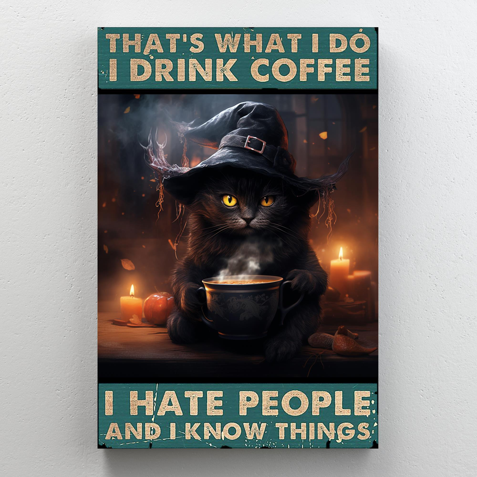 Trinx «Krist Ianne Cat I Drink Coffee I Hate People», reproduction d ...
