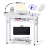 Hokku Designs Kylan Professional Foldable Nail Table with Metal Frame ...