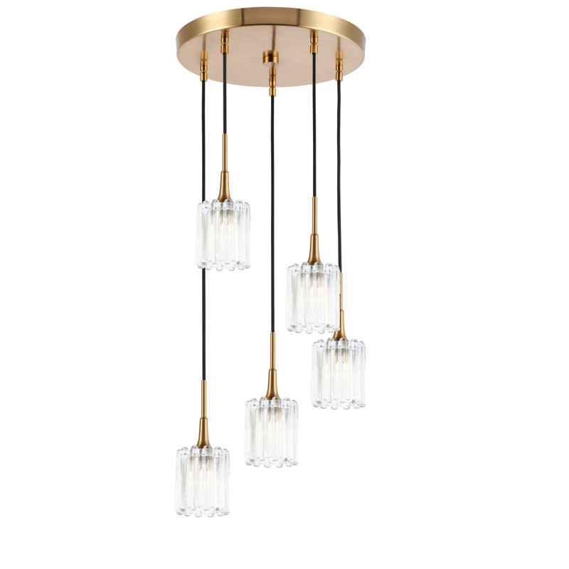 House of Hampton® Romona 5 - Light Cluster Pendant | Wayfair