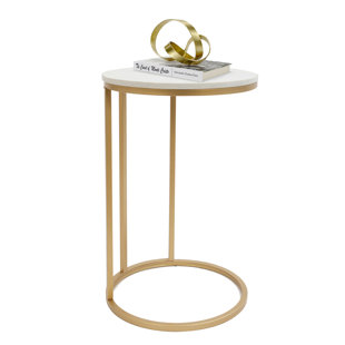 Marble Look End & Side Tables You'll Love | Wayfair