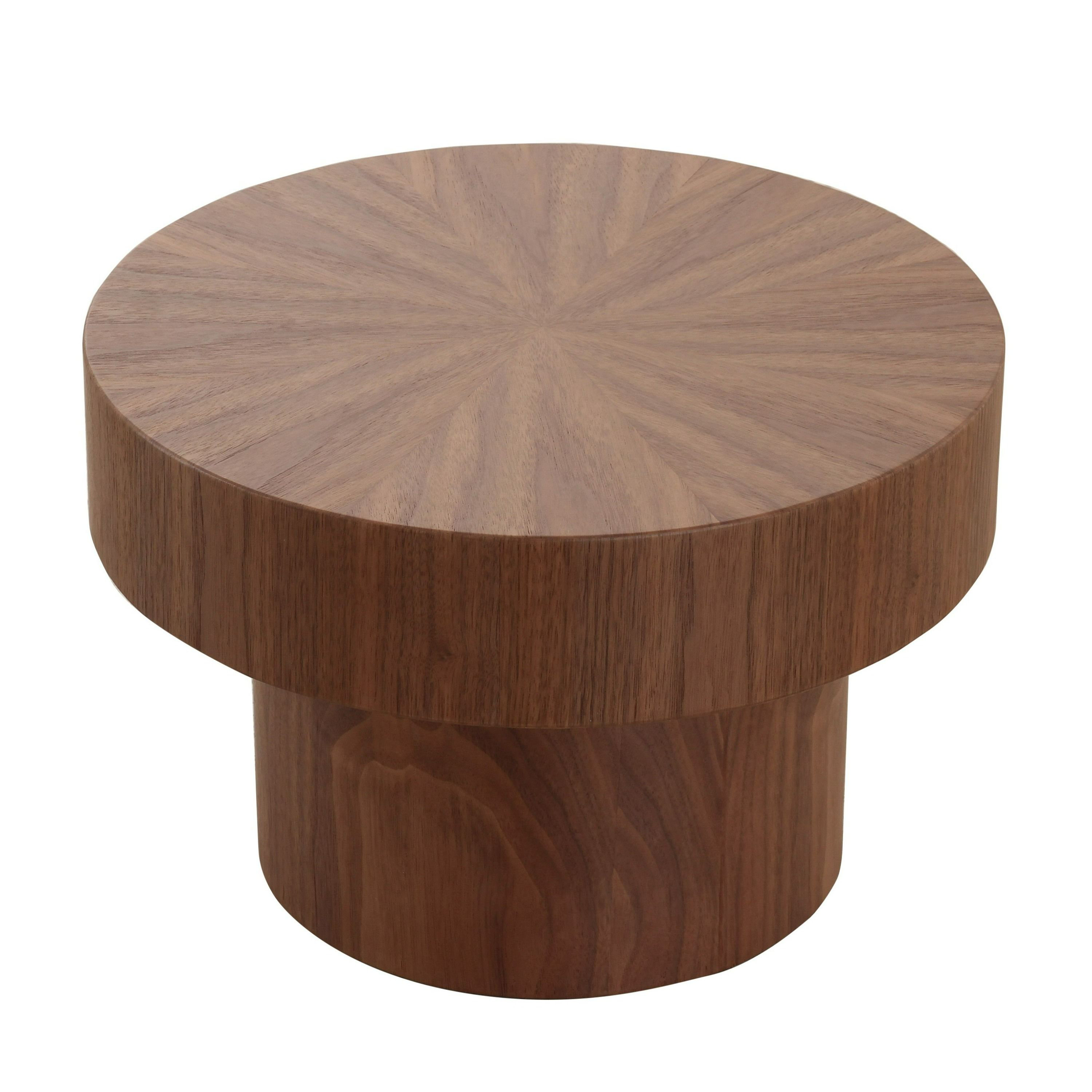 Millwood Pines Gereld - Modern Walnut End Table | Wayfair