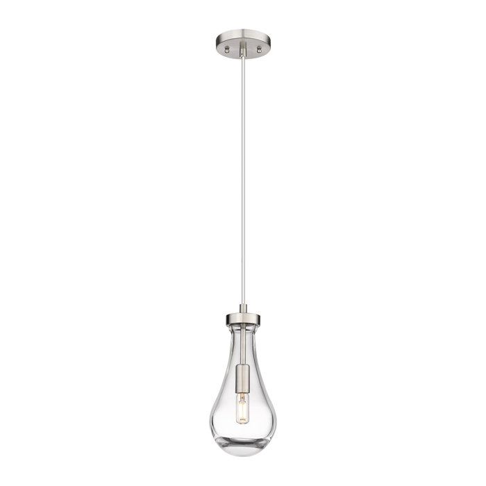 Mercer41 1 - Light Single Drop Pendant Pendant | Wayfair