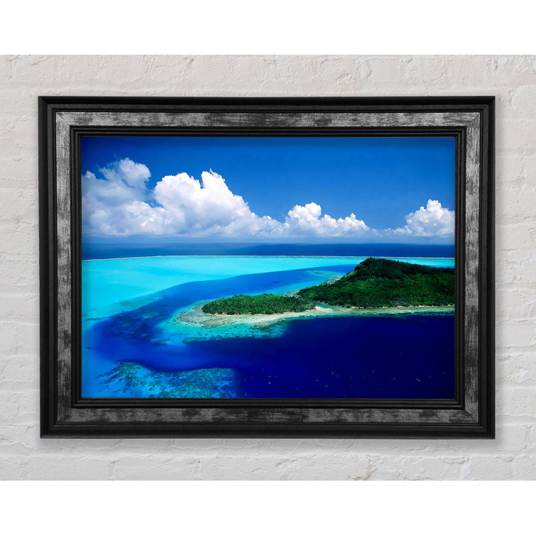 Bright Star Turquoise Island Paradise - Single Picture Frame Art Prints ...