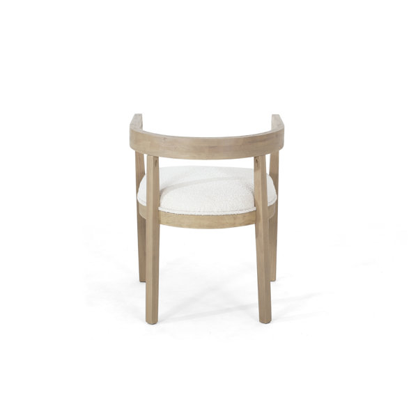 Birch Lane™ Daney Peony Fabric and Rubberwood Dining Chairs & Reviews ...